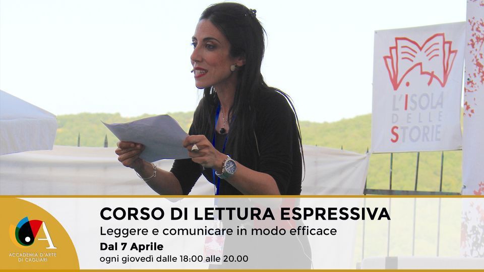 Corso di Lettura Espressiva at Accademia d’Arte di Cagliari on 7th ...
