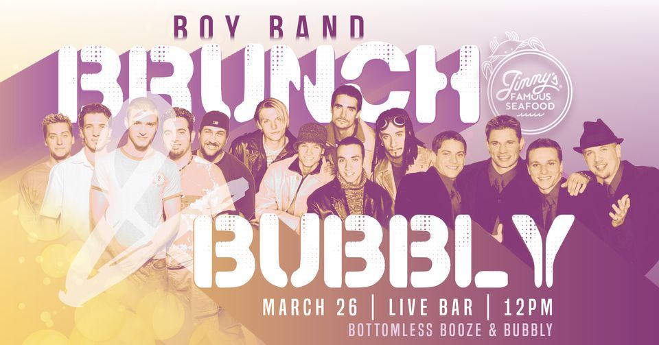 The Boy Band Brunch at Jimmy's Famous Seafood, Baltimore on 26th March ...