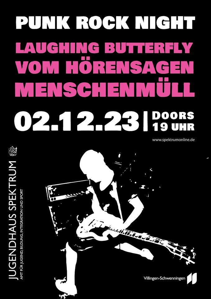 Punk Rock Night im SPEKTRUM | Alleenstraße 16, 78054 Villingen ...