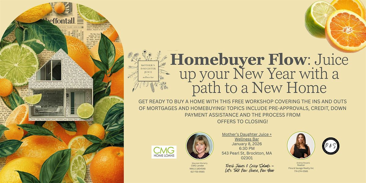 Homebuyer Workshop: Juice up your New Year with a Path to a New Home at ...