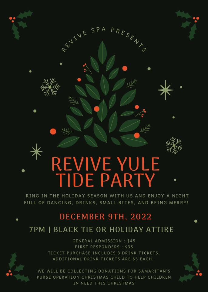 REVIVE YULE TIDE PARTY | 650 SW Broad St, Southern Pines, NC 28387-5911 ...