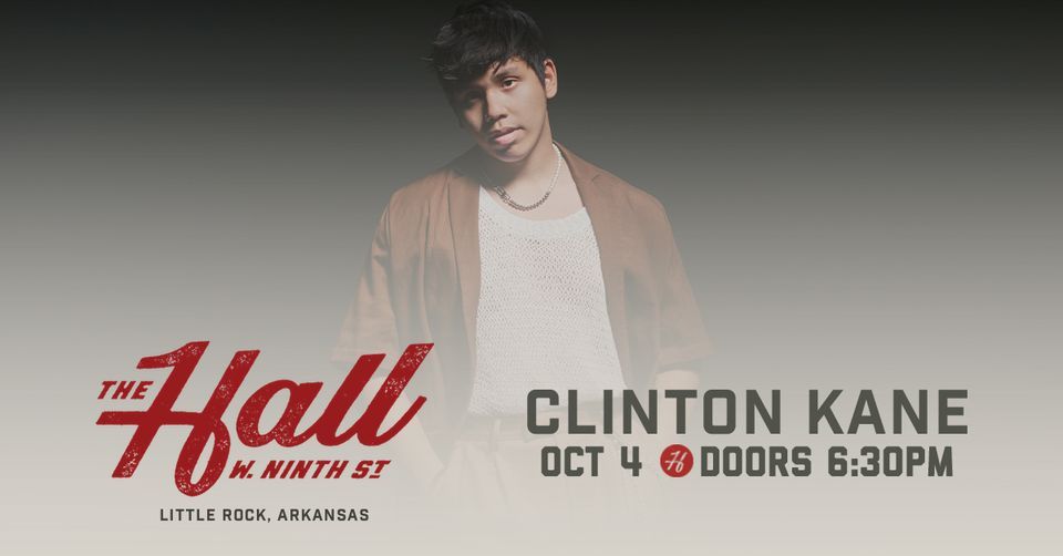 Clinton Kane | The Hall, Little Rock, AR | October 4, 2022