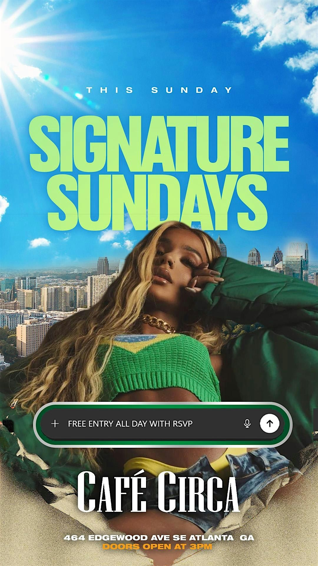ATLS #1 ROOFTOP BRUNCH DAY PARTY! SIGNATURE SUNDAYS! at Cafe Circa ...