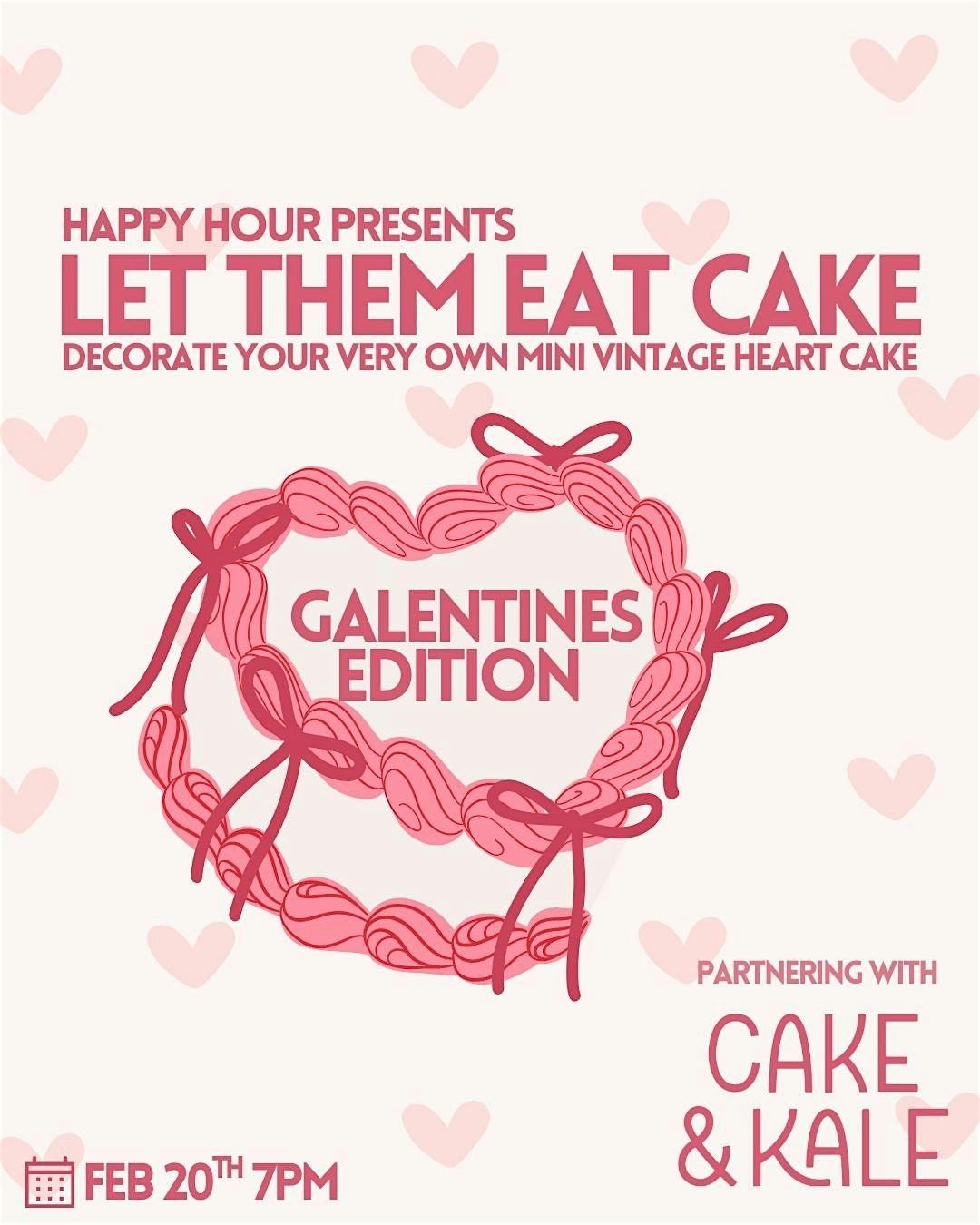 Let them eat Cake: Vintage Heart Shaped Cake Decorating for Galentines ...