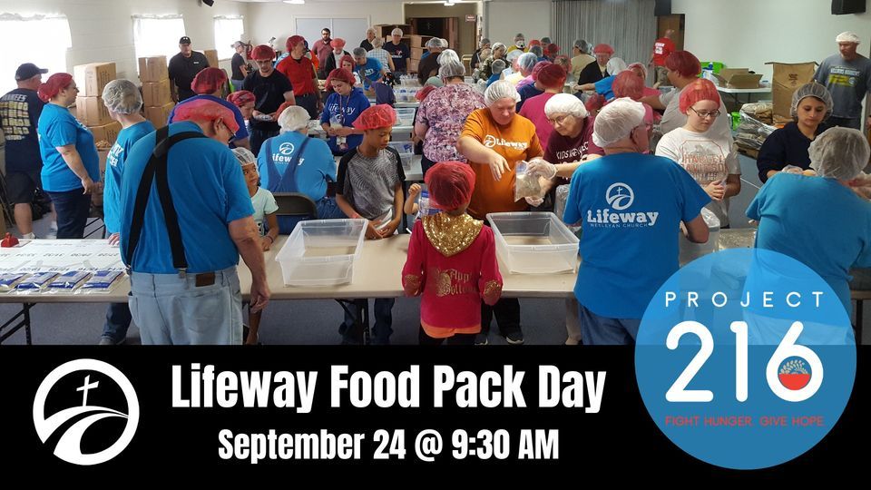 Project 216 Food Pack | Lifeway Wesleyan Church, Fort Wayne, IN ...