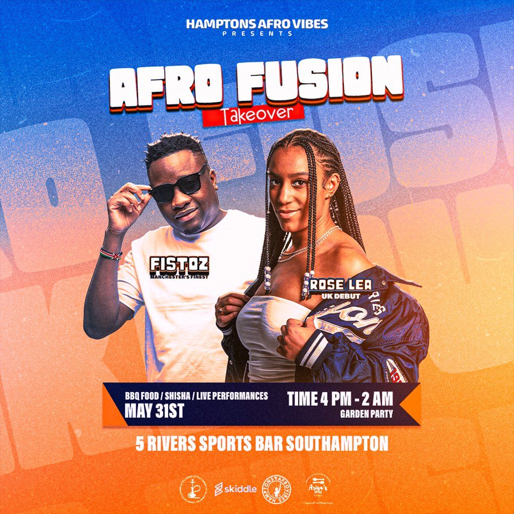 Afro Fusion Takeover 2025 at 5 Rivers Sports Bar And Grill, Southampton ...
