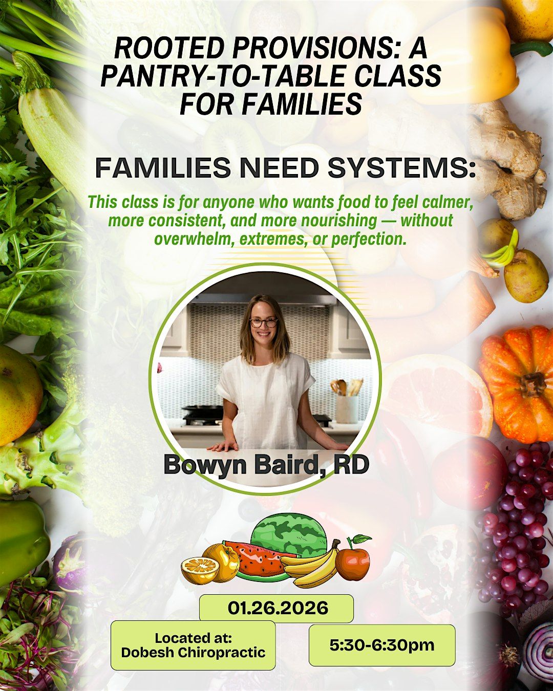 Rooted Provisions: A Pantry-to-Table Class for Families at Dr. Kelsey ...