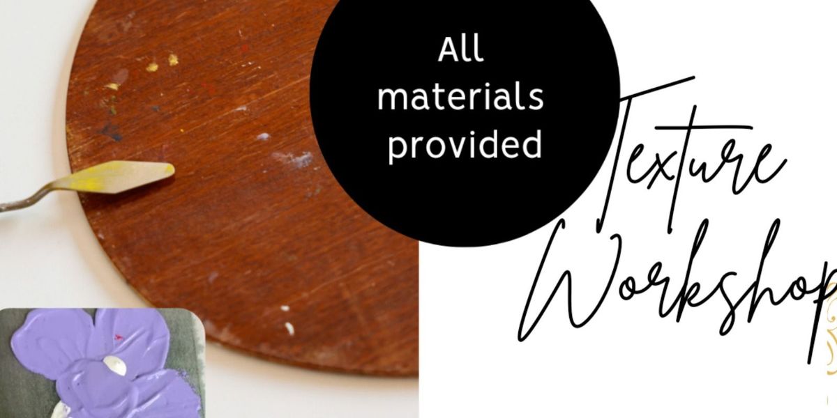 Kids Texture Workshop at The Garden Cafe by Harrington Room: Chennai on 6th July, 2025