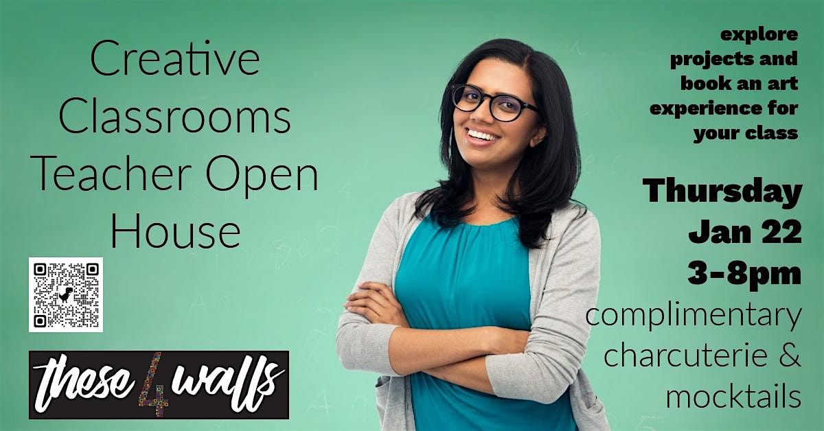 FREE Creative Classrooms Teacher Open House at these 4 walls, Quinte West on 22nd January, 2026