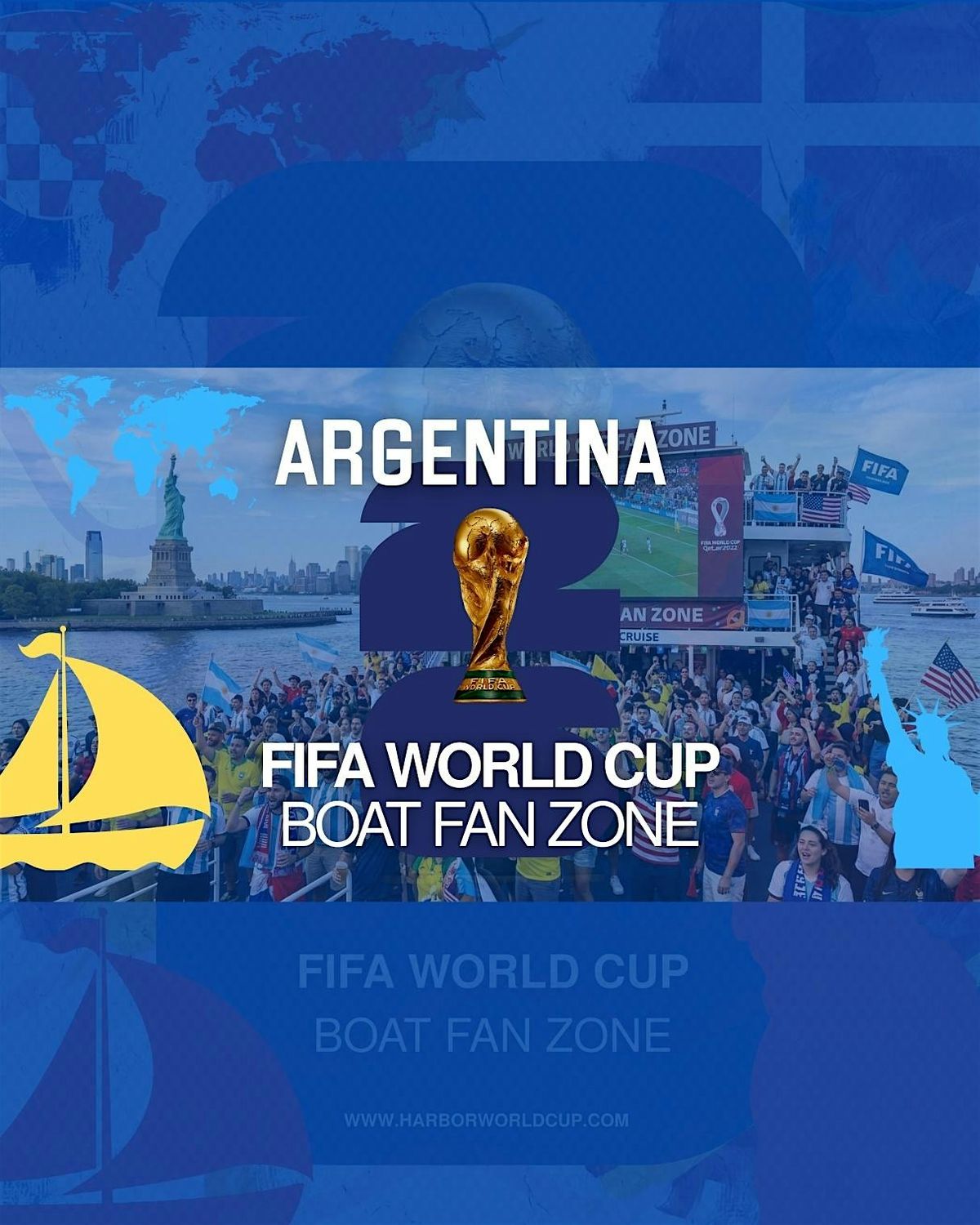 FIFA World Cup 2026 | Boat Fan Zone | Argentina at Pier 78 at Hudson ...