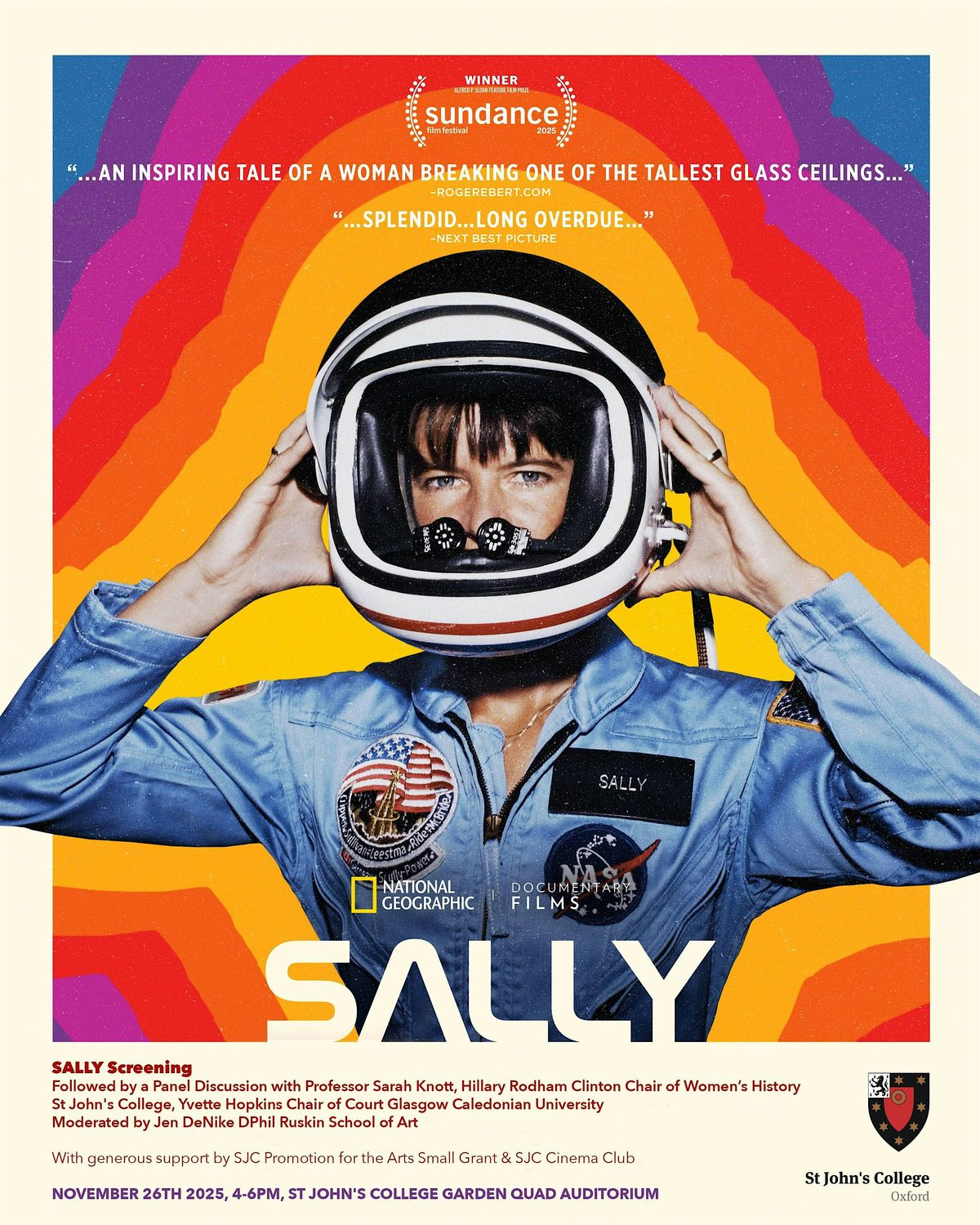SALLY film screening and panel discussion at St Johns College, Oxford ...