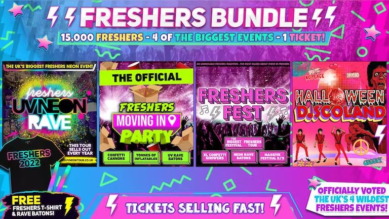 THE OFFICIAL Ultimate Freshers Experience! Bath Freshers 2022 | Zero ...