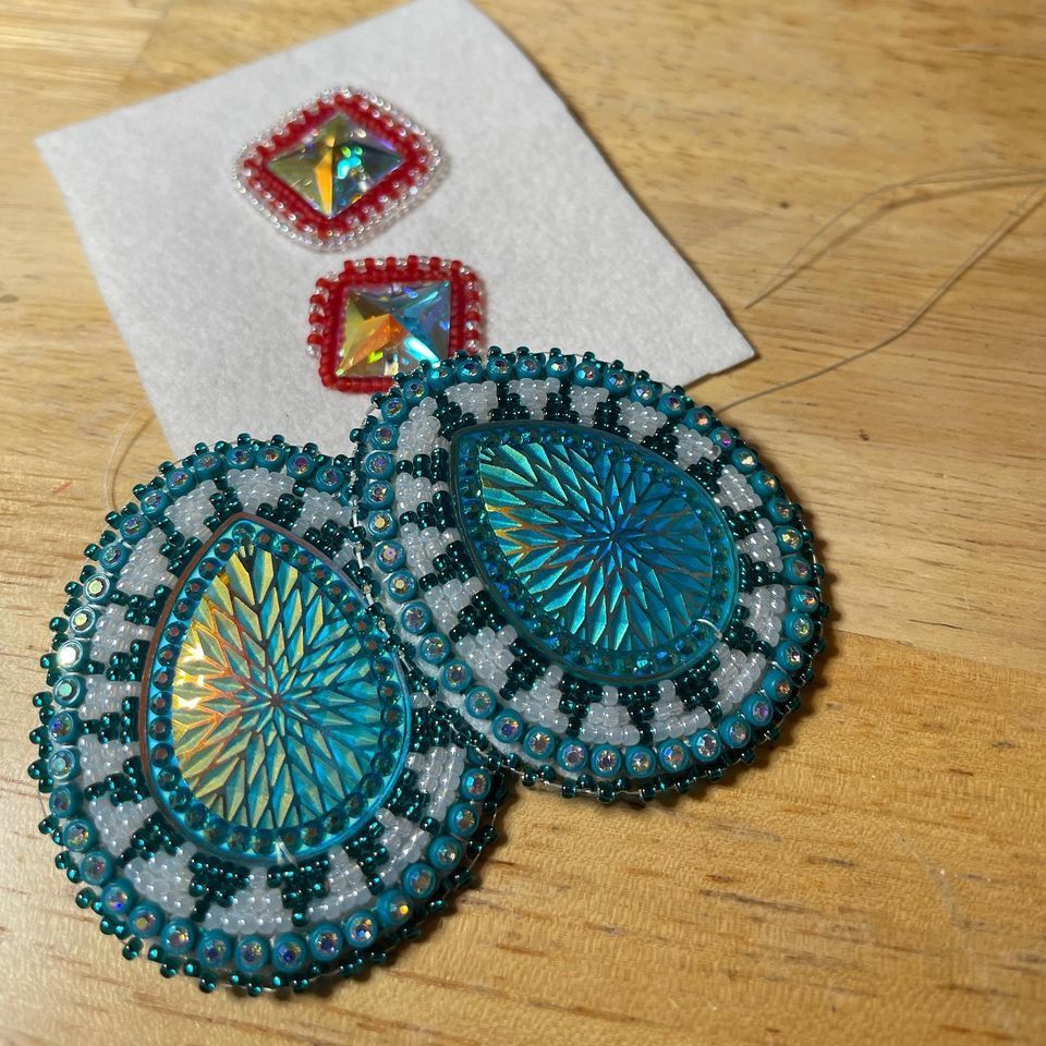 Beading Workshop with Wendy Roy at MacRostie Art Center, Grand Rapids on 10th November, 2022