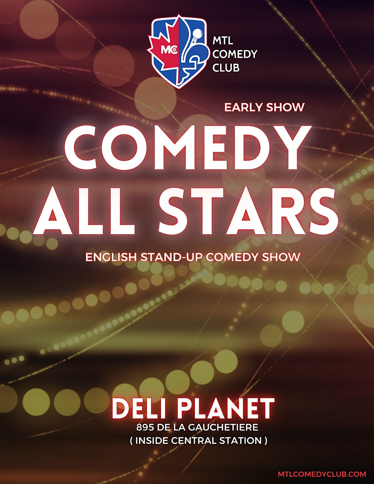 COMEDY ALL STARS! ( Early Show / 7pm )| SATURDAY, NOVEMBER 22ND , 2025 ...