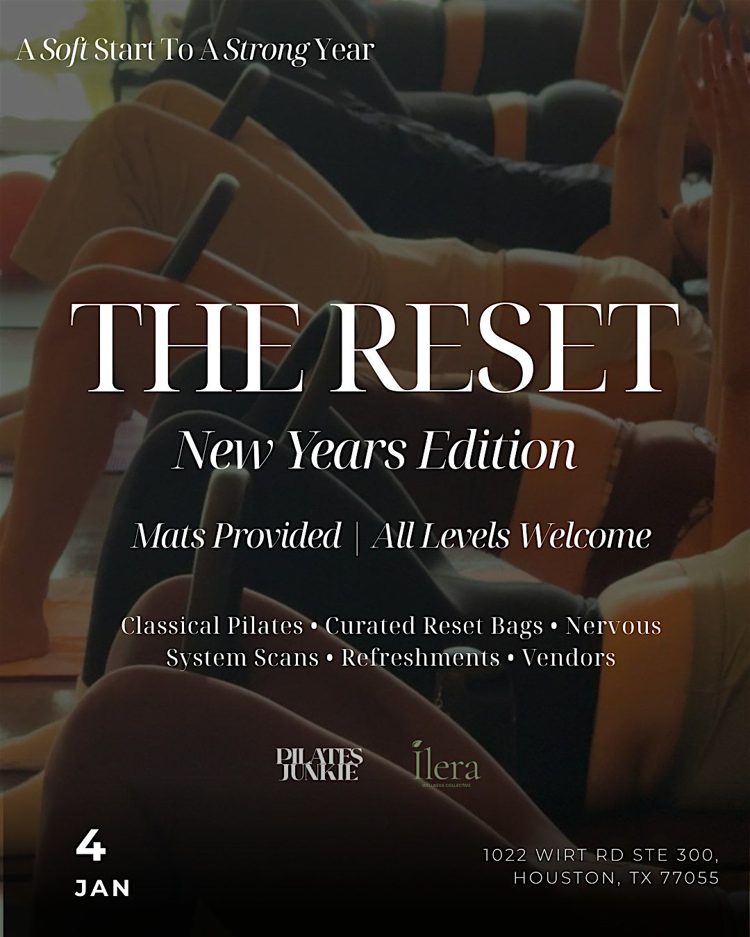 THE RESET: New Years Edition at 1022 Wirt Rd, Houston on 4th January, 2026