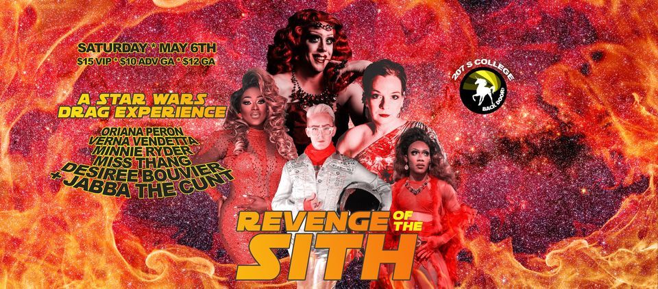 STAR WARS DRAG: Revenge of the Sith at The Back Door, Bloomington on ...
