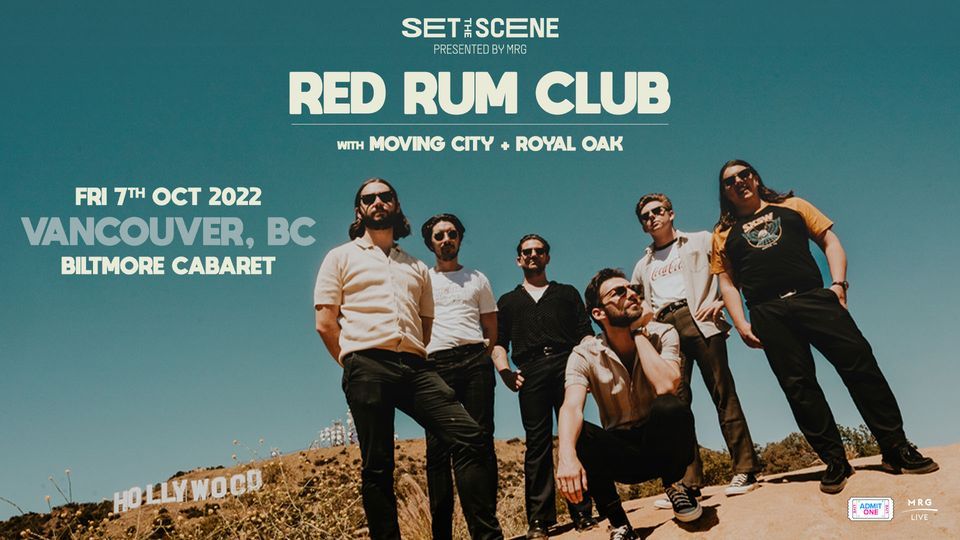 NEW VENUE! Red Rum Club - Vancouver - October 7, 2022 - Biltmore ...