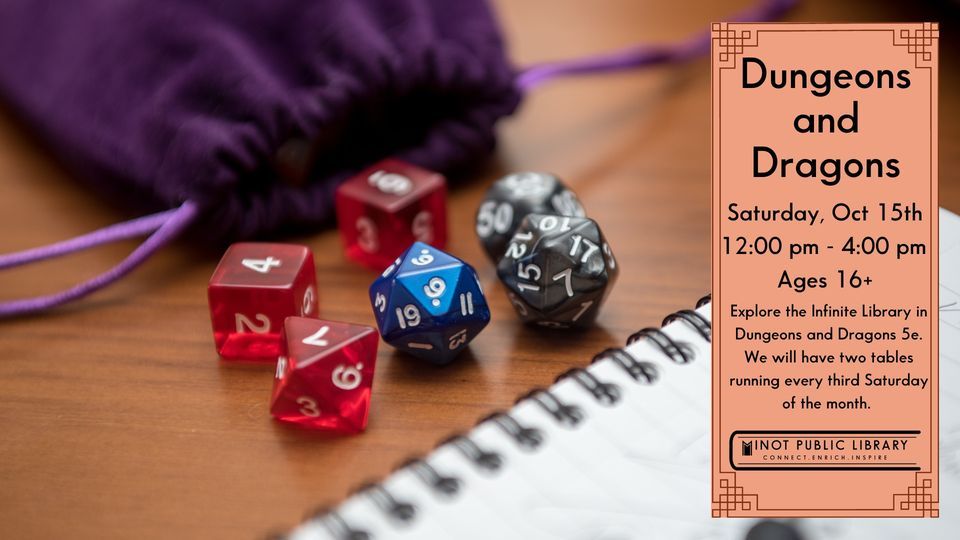 Dungeons & Dragons: The Infinite Library | Minot Public Library ...
