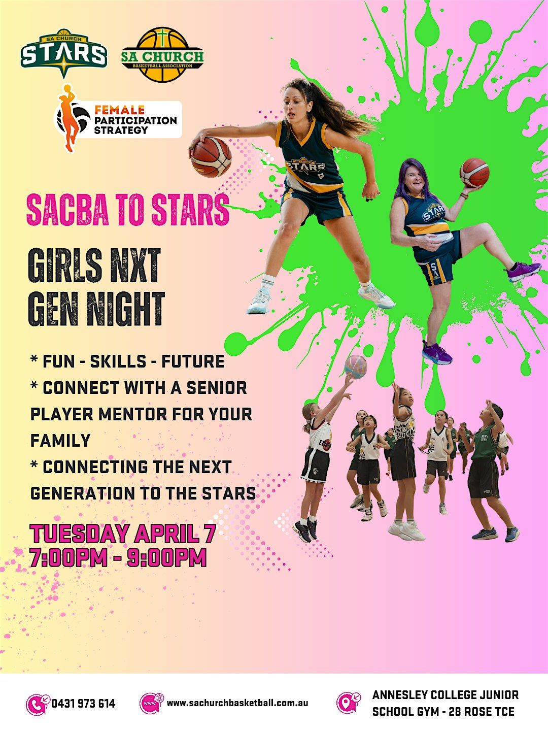 SACBA TO STARS - GIRLS NXT GEN NIGHT 2026 at MLC / Annesley College ...