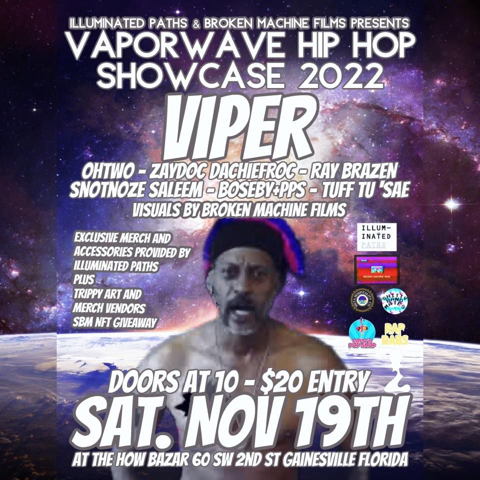 Vaporwave hip hop showcase by ILLUMINATED PATHS/BROKEN MACHINE FILMS at ...