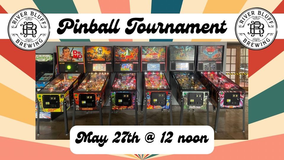 RBB Pinball Tournament at River Bluff Brewing, Saint Joseph on 27th May ...