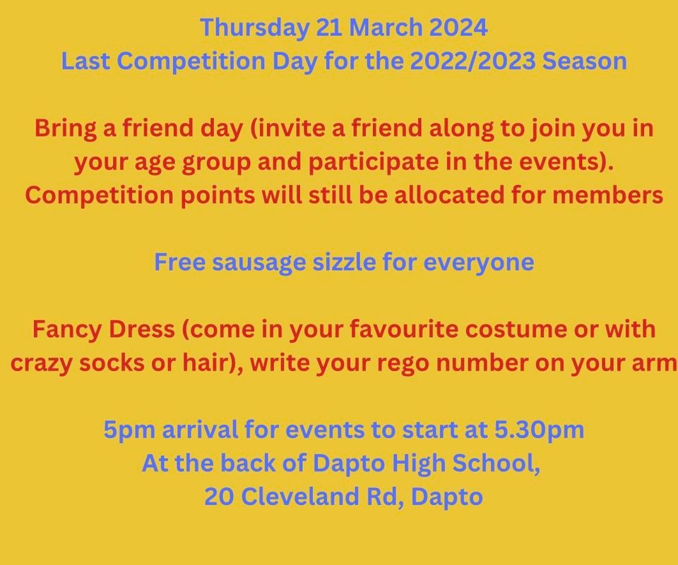 Comp night - Program B at Cleveland Road, Dapto, NSW, Australia ...