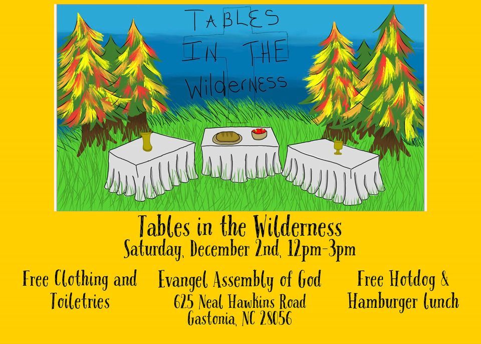 Tables in the Wilderness at 625 Neal Hawkins Rd, Gastonia, NC 28056 ...