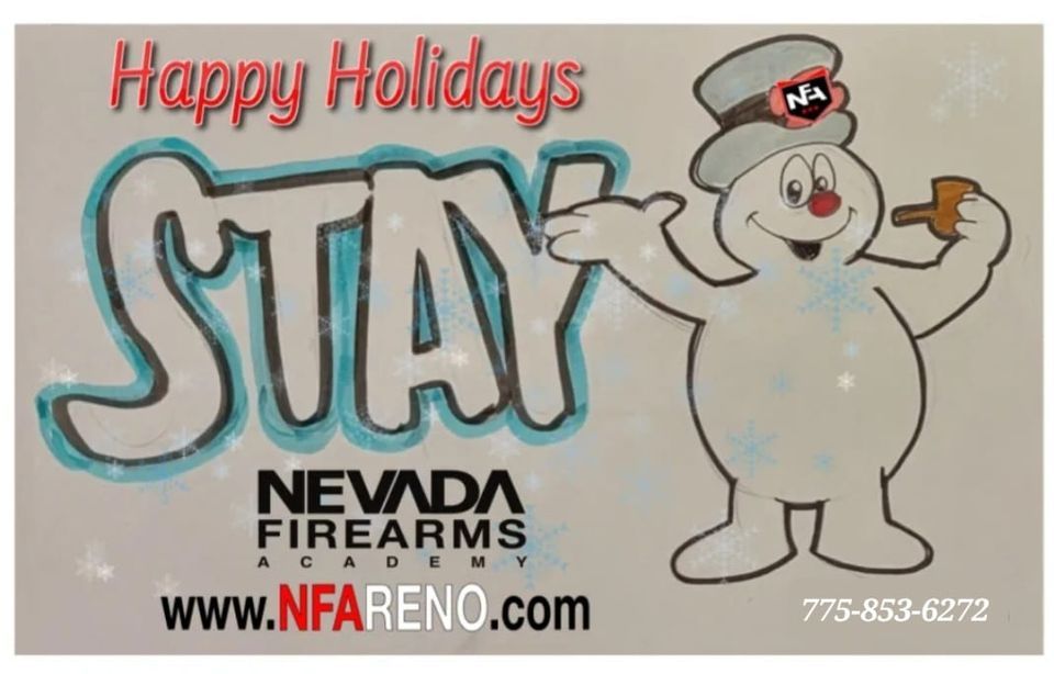 CCW Indoor Class | Nevada Firearms Academy & Range, Reno, NV | January 7, 2023
