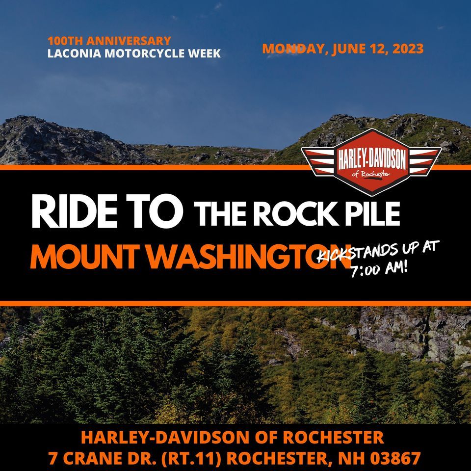 Laconia Motorcycle Week Ride to the Rock Pile! | Harley-Davidson of ...