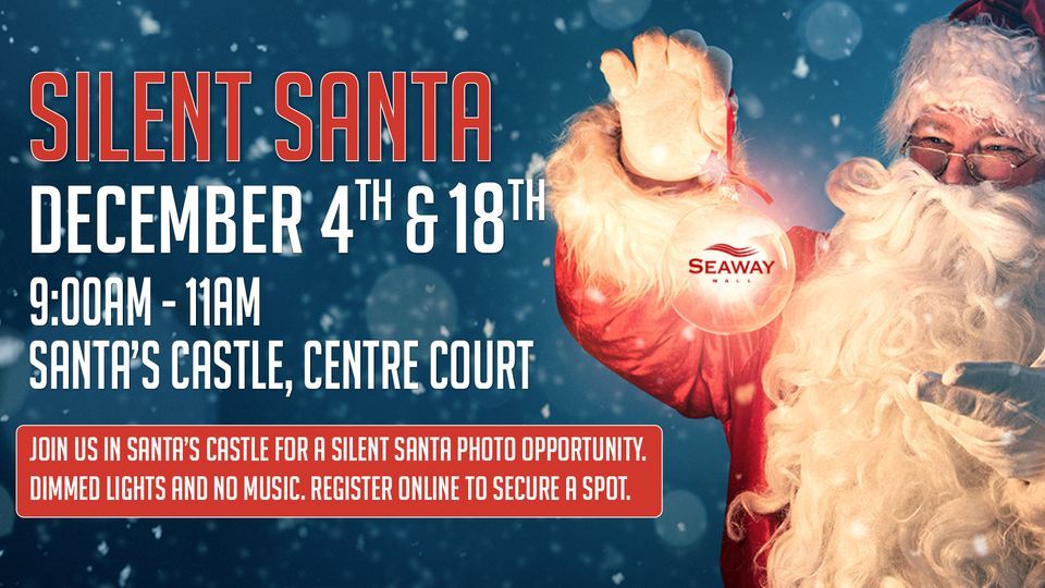 Silent Santa - Photos with Santa at Seaway Mall, Welland on 4th ...