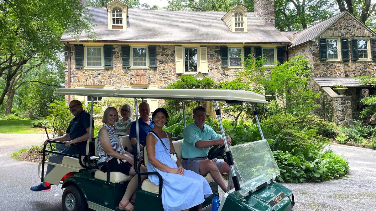 Golf Cart Garden Tours at Jenkins Arboretum & Gardens, Devon on 8th ...