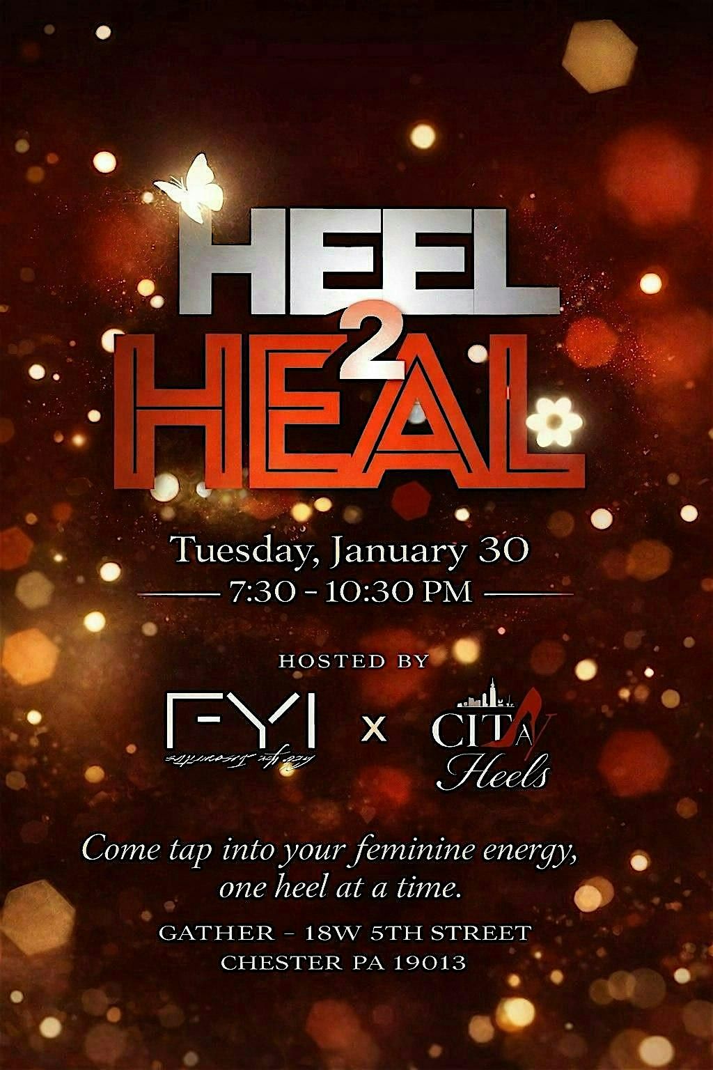 F.Y.I. & CITY HEELS Present: HEEL 2 HEAL Dance Class at gather ...