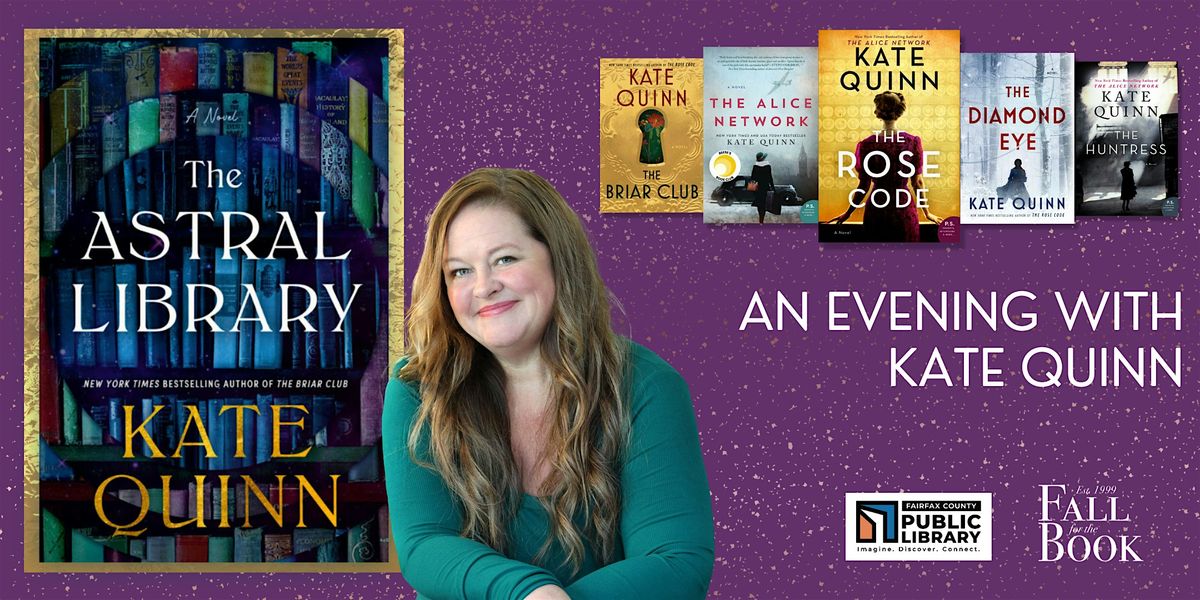 An Evening with Kate Quinn at Stacy C. Sherwood Community Center ...