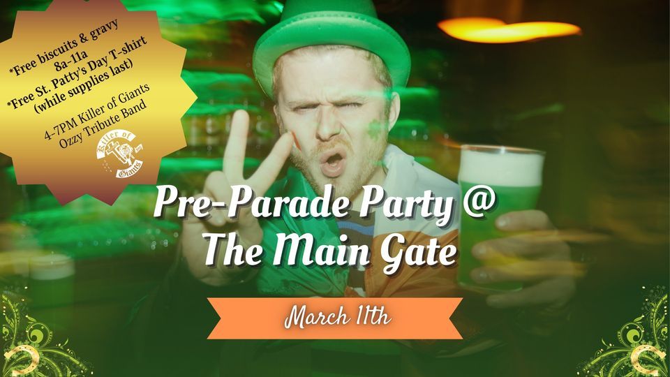 Pre-Parade Party breakfast at The Main Gate at Main Gate Bar & Grill ...