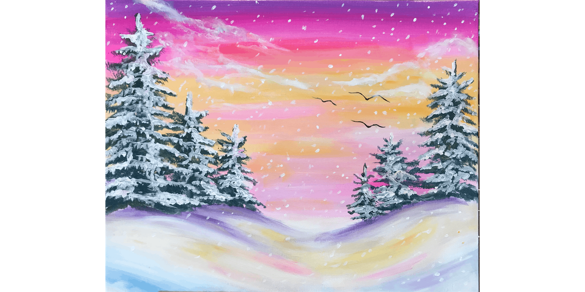 Dawn of Winter - Paint and Sip in Norfolk | Classpop!™ at Pinot's ...