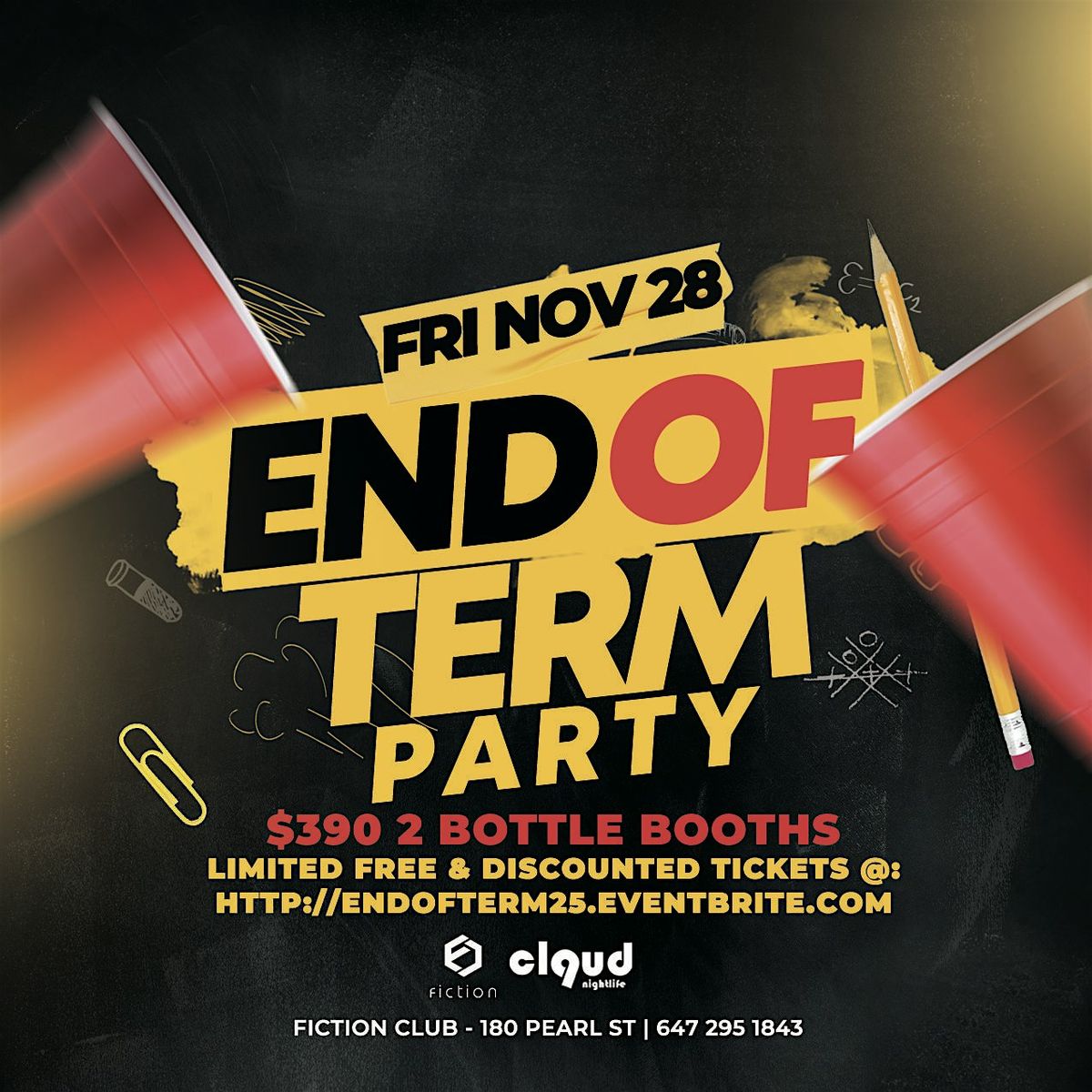 *FREE TICKETS* | END OF TERM @ FICTION | FRI NOV 28 at Fiction Club ...