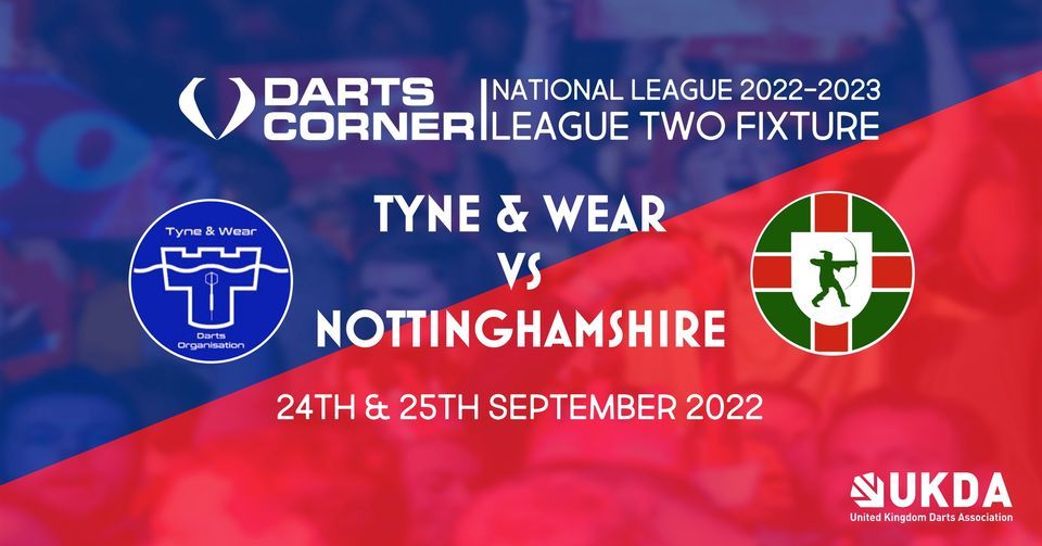 UKDA: Tyne & Wear Vs Nottinghamshire (Away) | The Teams Club, Gateshead ...