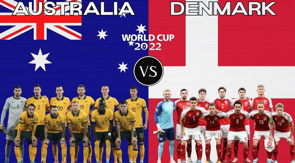 FIFA World Cup Qatar 2022: Australia vs Denmark | Al Janoub Stadium, Doha, DA | November 30, 2022