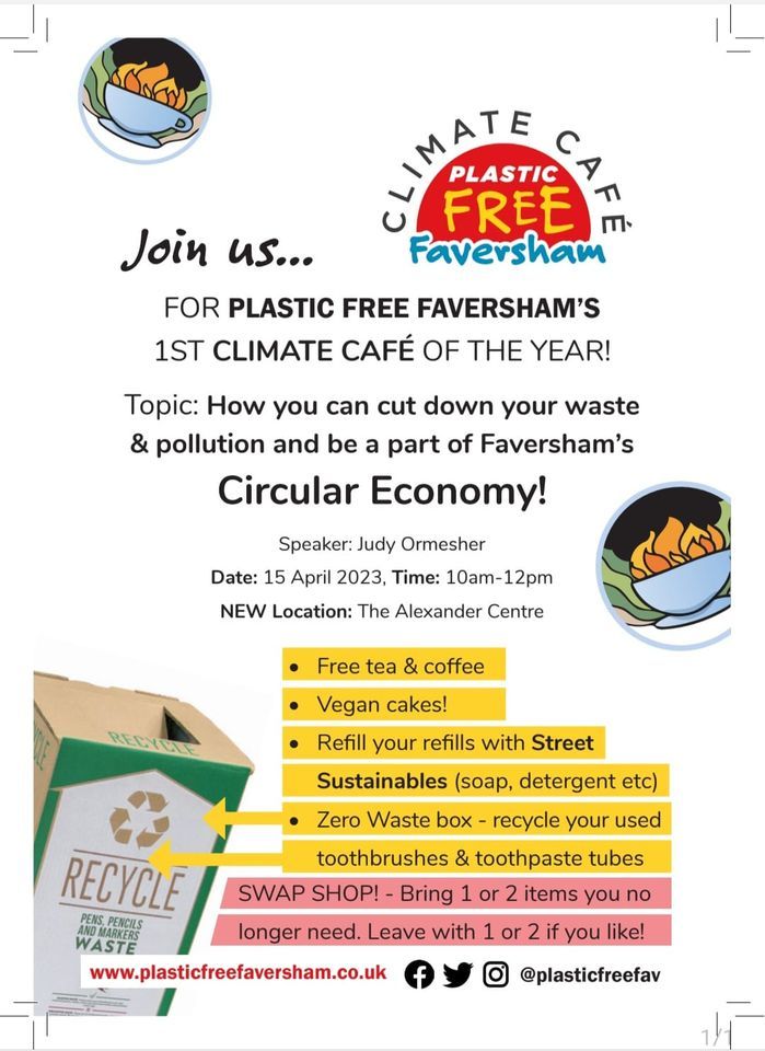 Climate Cafe at The Alexander Centre, Faversham on 15th April, 2023