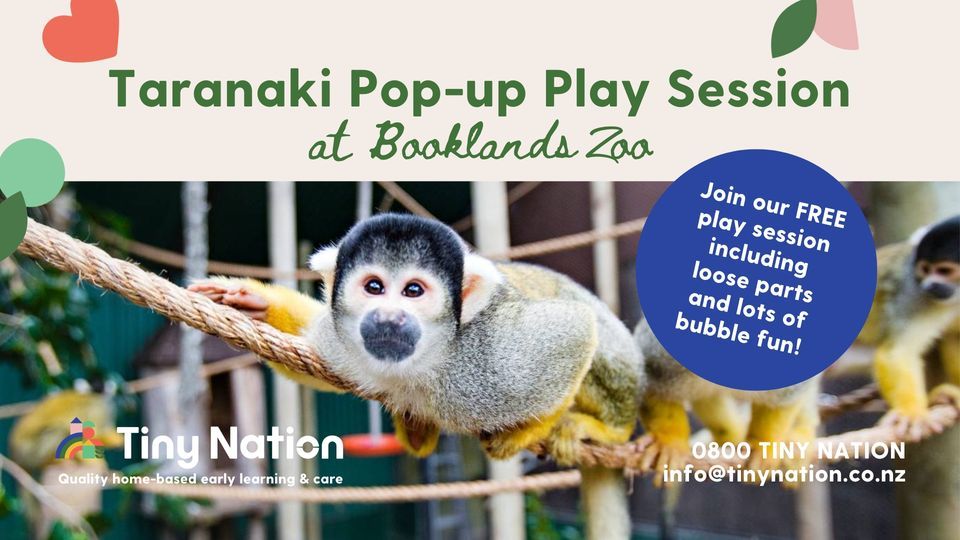 Taranaki Pop-Up Play Session at Brooklands Zoo, New Plymouth on 26th ...