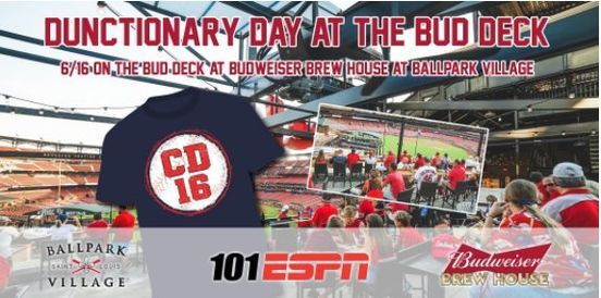 101 ESPN "Dunctionary Day" at the Bud Deck at Budweiser Brew House St. Louis on 16th June, 2021