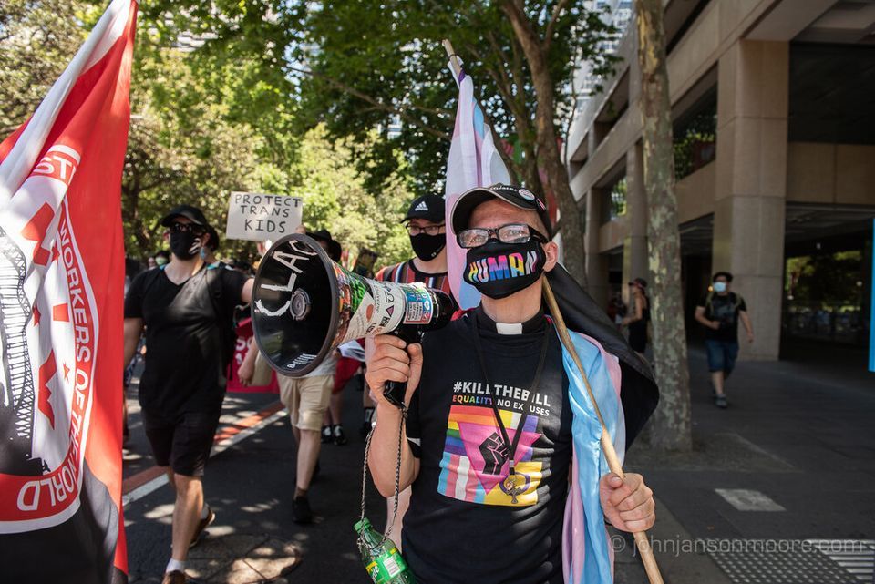 2023 Transgender Naming Baptism Renewal Protest to remove dead names ...