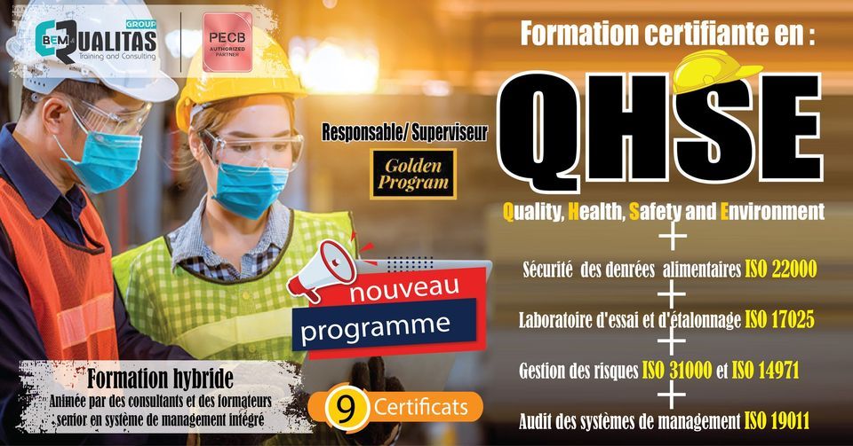QHSE , ISO 22000 , ISO 17025 + Attestation de Stage at BEM "Infinity ...