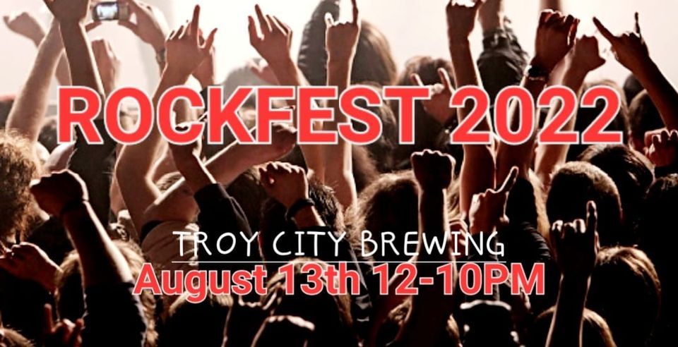 ROCKFEST 2022 | Troy City Brewing, Fall River, MA | August 13, 2022