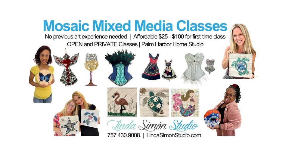 SUNDAY OPEN MOSAIC ART CLASS at Cobbs Landing, Palm Harbor, Florida on ...