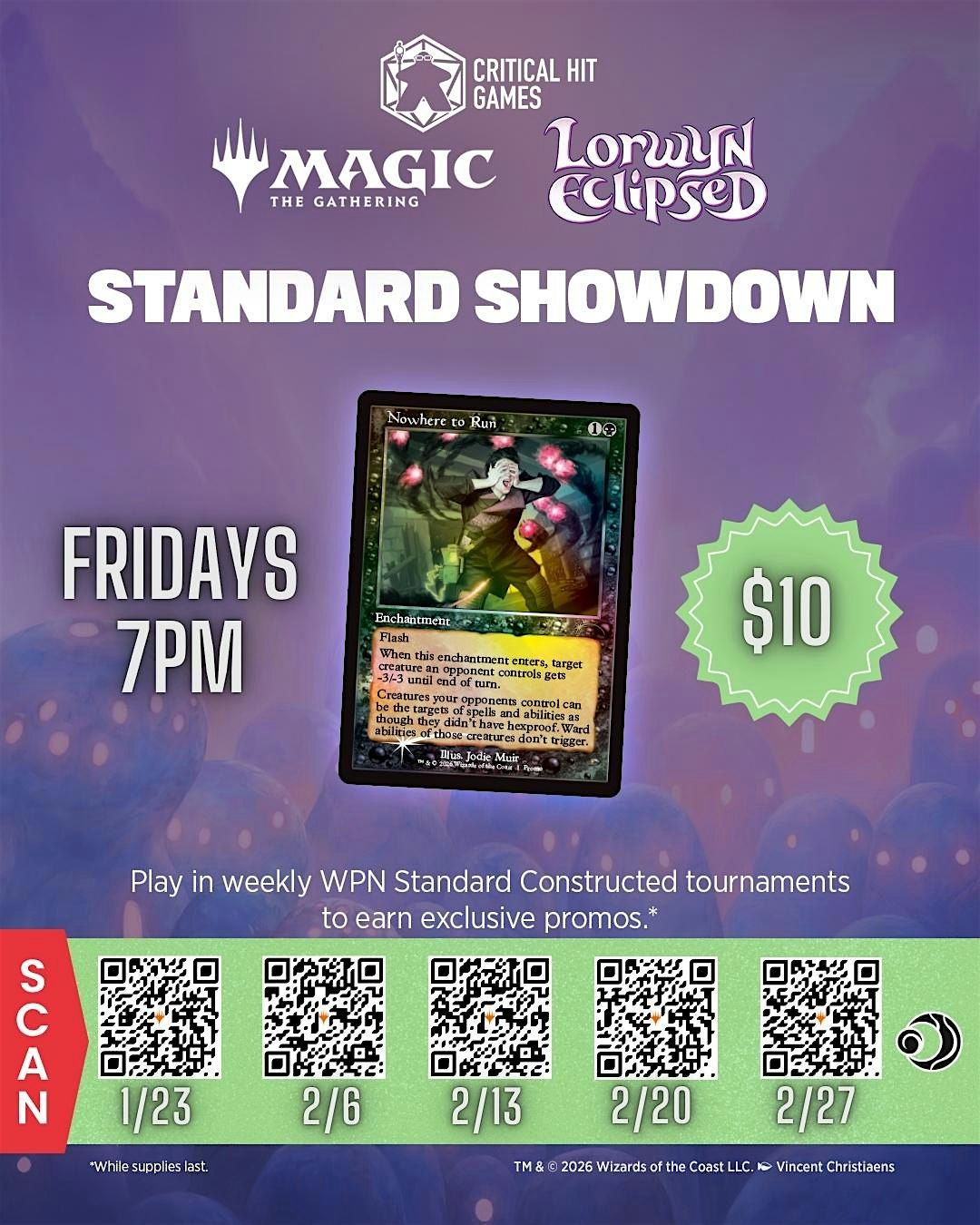 Magic: the Gathering Lorwyn Eclipsed Standard Showdown at Critical Hit ...