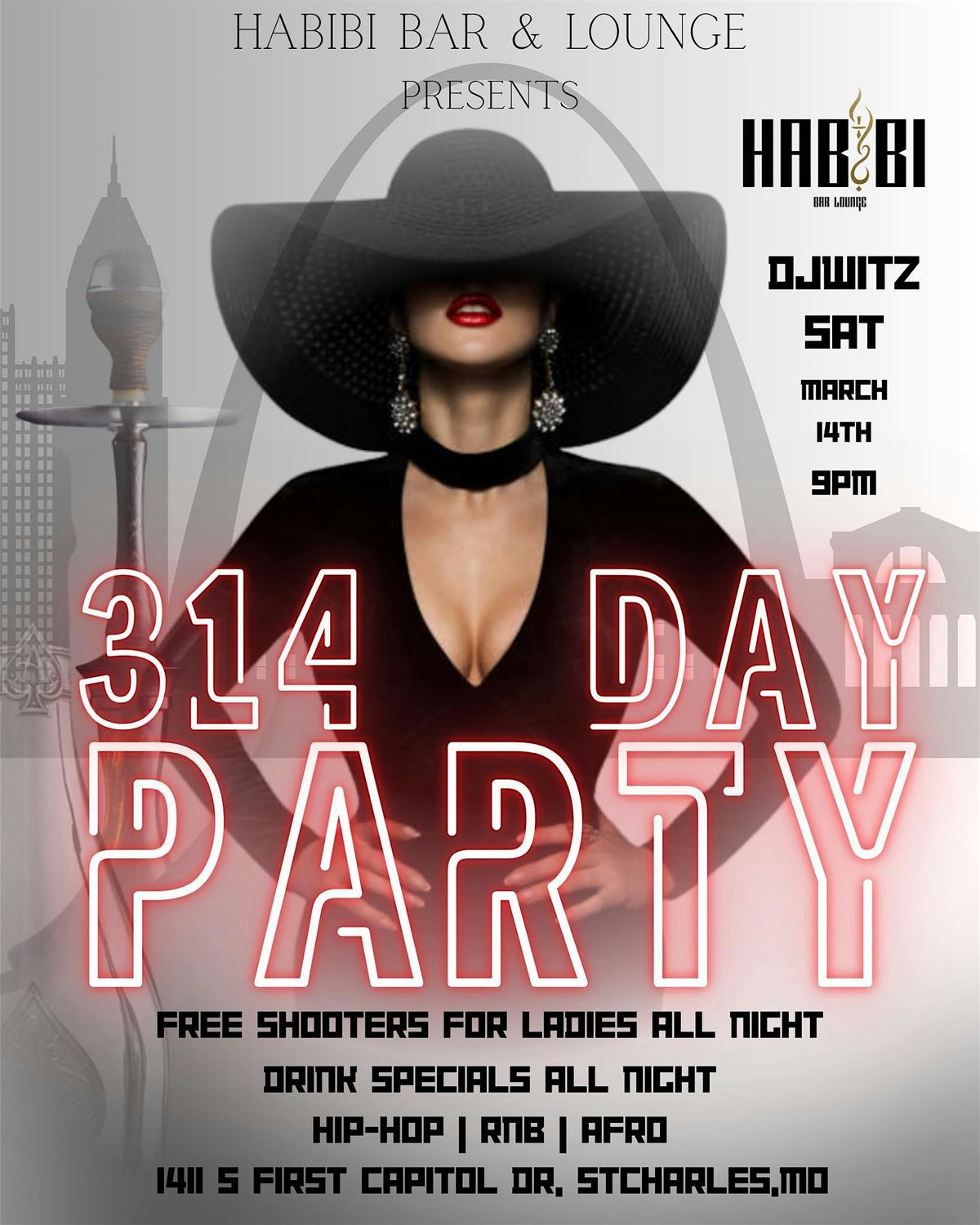 314 DAY PARTY AT HABIBI LOUNGE at Habibi Hookah Bar & Lounge, Saint ...