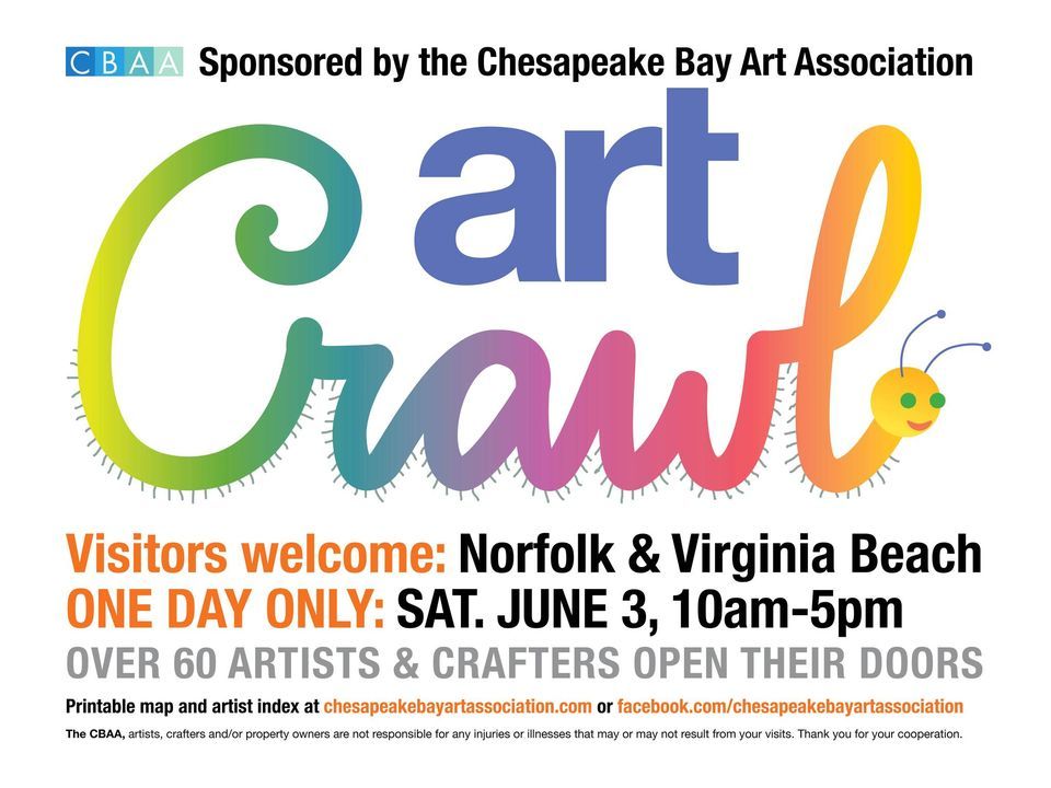 3rd Annual CBAA Art Crawl_ Studio Tour ONE DAY for Norfolk and Virginia ...