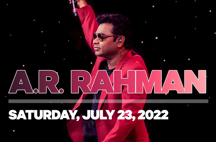A.R. Rahman | Oakland Arena and RingCentral Coliseum | July 23, 2022