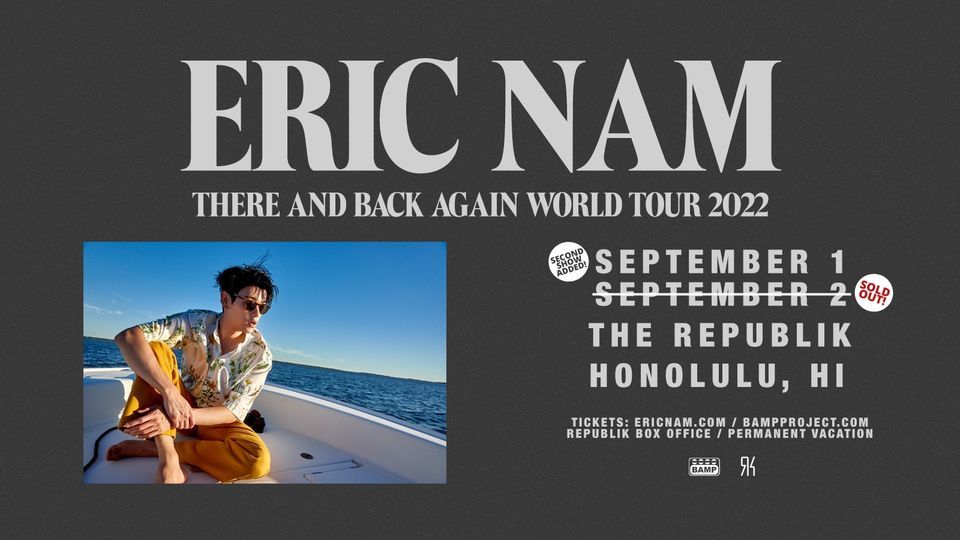 Eric Nam - There And Back Again World Tour | The Republik, Honolulu, HI ...